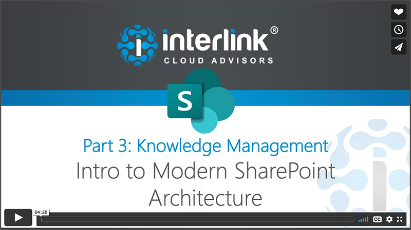 Intro to Modern SharePoint Architecture | Part 3: Knowledge Management ...