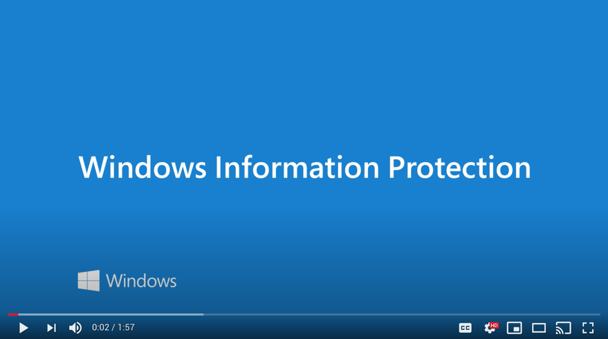 Windows Information Protection Wip Avoid Data Leaks By Automatically Classifying And