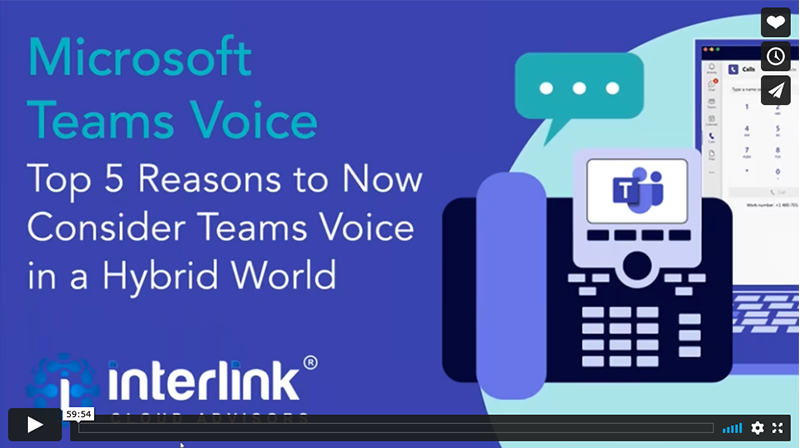 Webinar | Microsoft Teams Voice – Top 5 Reasons to Now Consider Teams ...