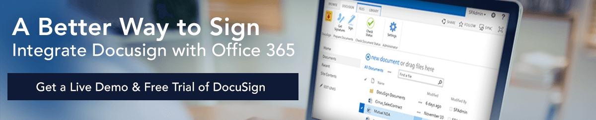 DocuSign Integration w/ O365